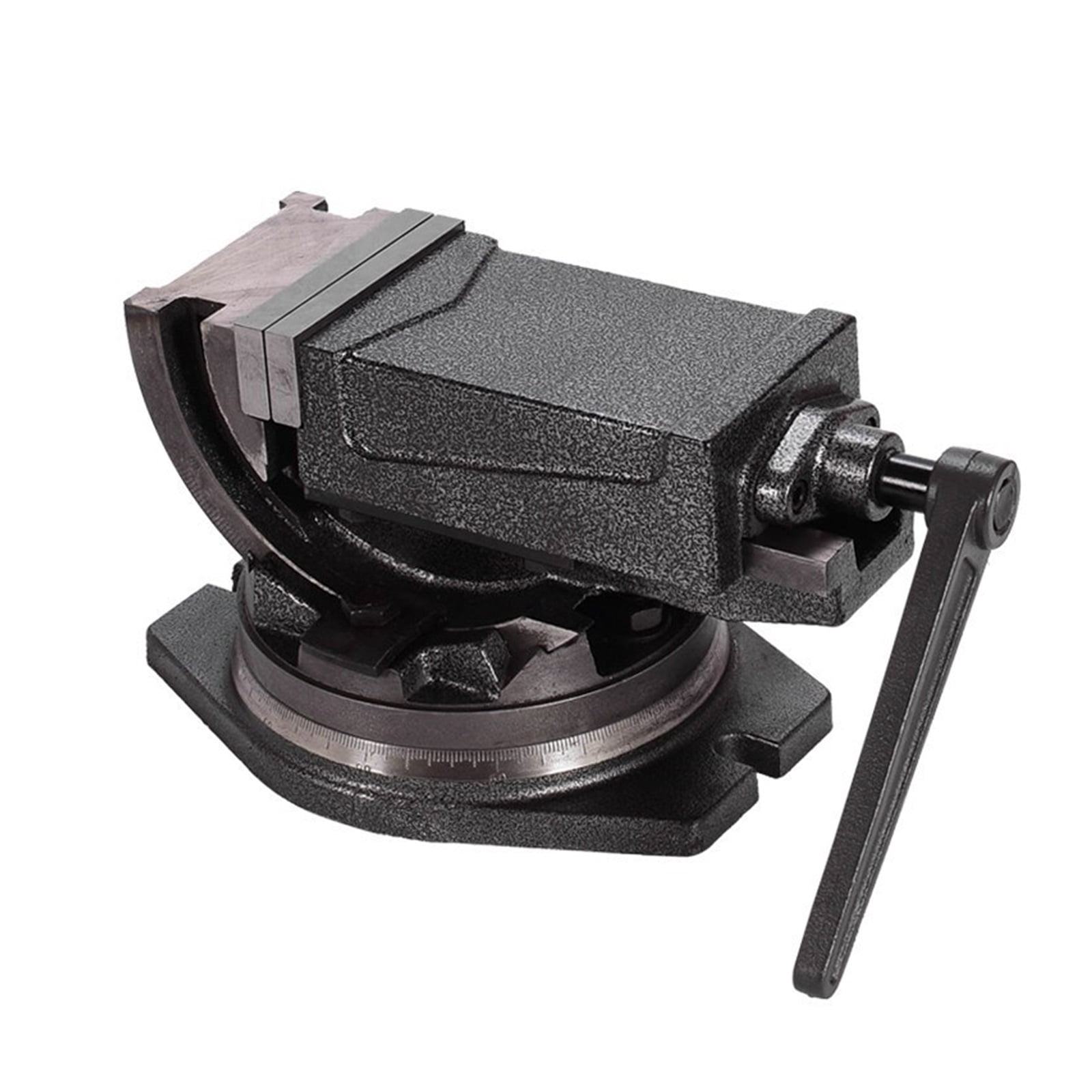 5 Inch Inclinable Angle Solid Flat Tongs 360-degree Rotary Precision ...