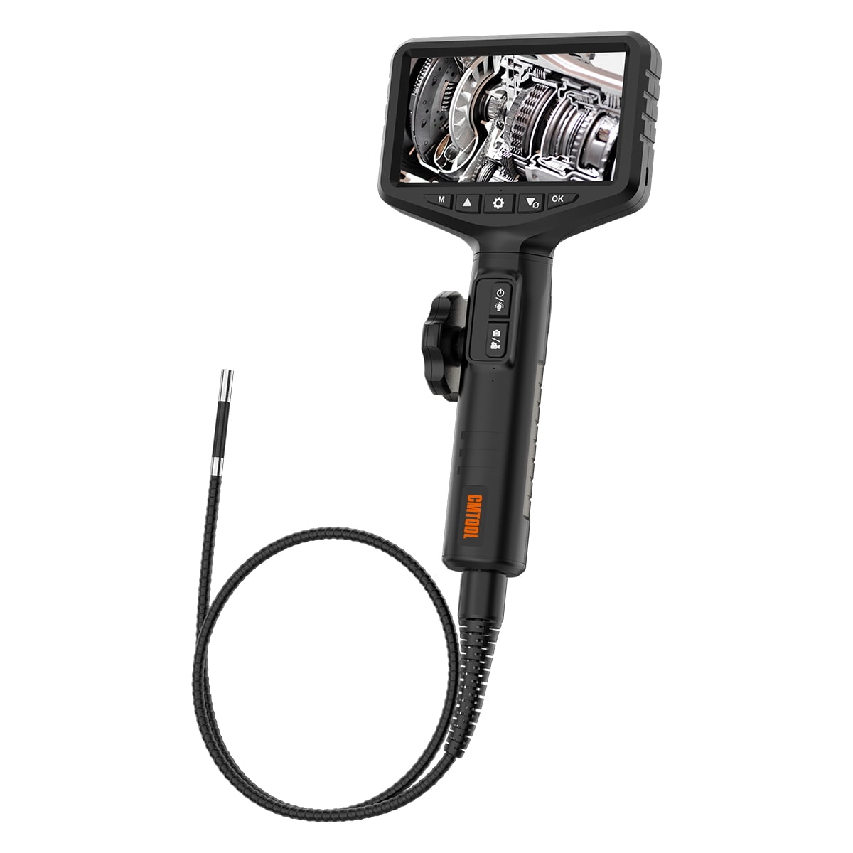 5 Inch Industrial Endoscope 6.35mm 1080P HD Borescope Inspection Camera ...