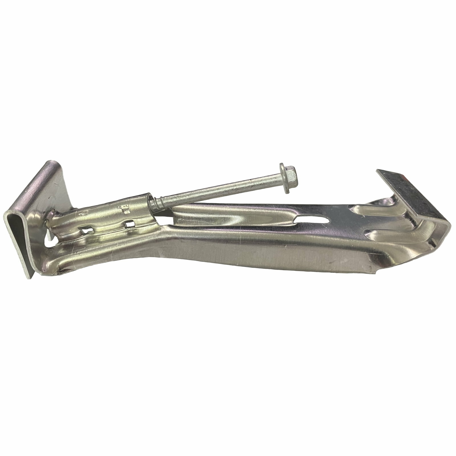 5" Inch K Style Aluminum Gutter Hanger w/ Clip - Screw Attached - 100 ...