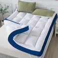 5 Inch King Mattress Topper for Back Pain Relief, Filled with ...