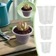 5 Inch Large Clear Nursery Pots with Drainage, Pots for Plants, Ideal ...