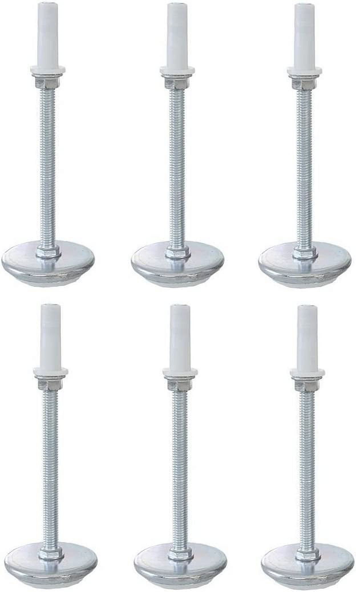 5" Inch Legs Adjustable Height Threaded Bed Frame Glides - Set of 6 ...