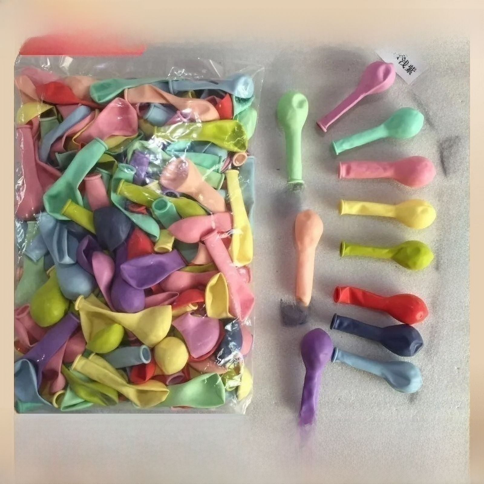 5 Inch Maca Color Balloon Thickened Latex Maca Balloon Dragon 200 Pack ...