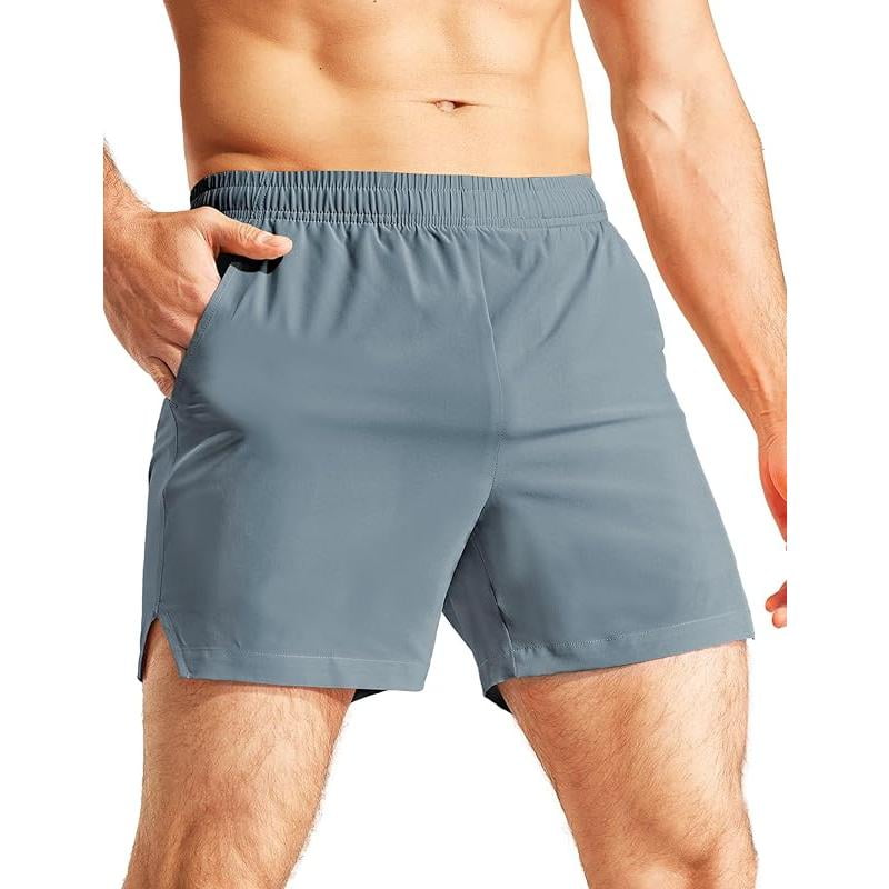 5 Inch Mens Dry Fit Running Athletic Shorts with Pockets, Water ...