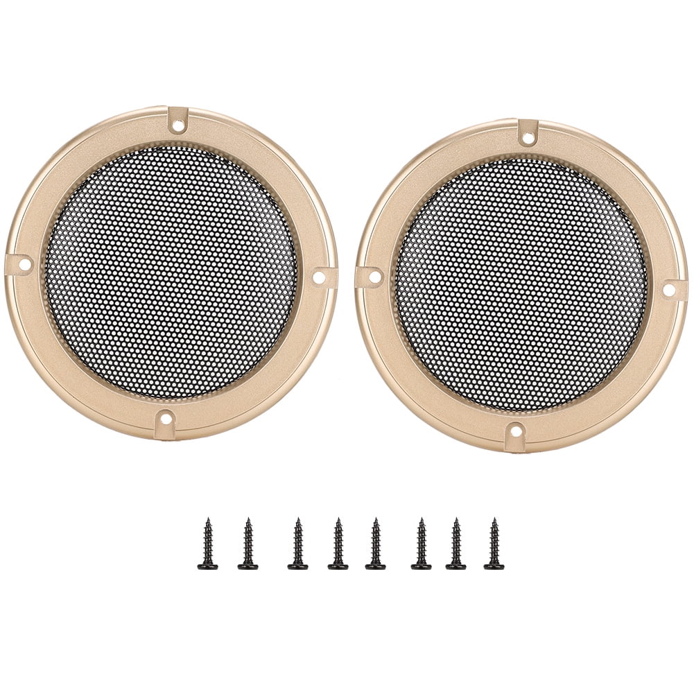 5-Inch Metal Audio Speaker Covers - Protective and Decorative Circle ...