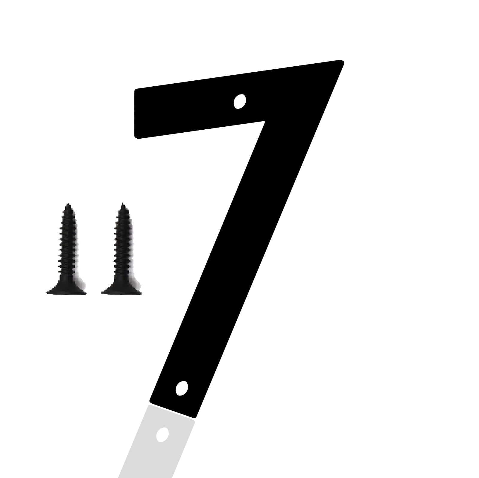 5 Inch Metal House Numbers Letters, Black House Address Letters ...