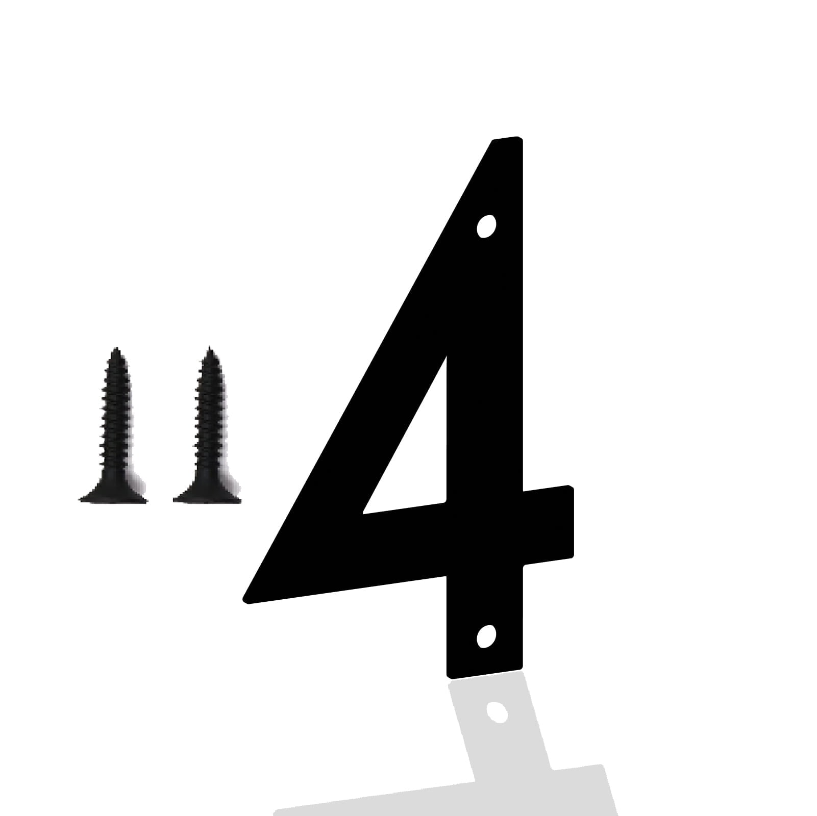 5 Inch Metal House Numbers Letters, Black House Address Letters ...