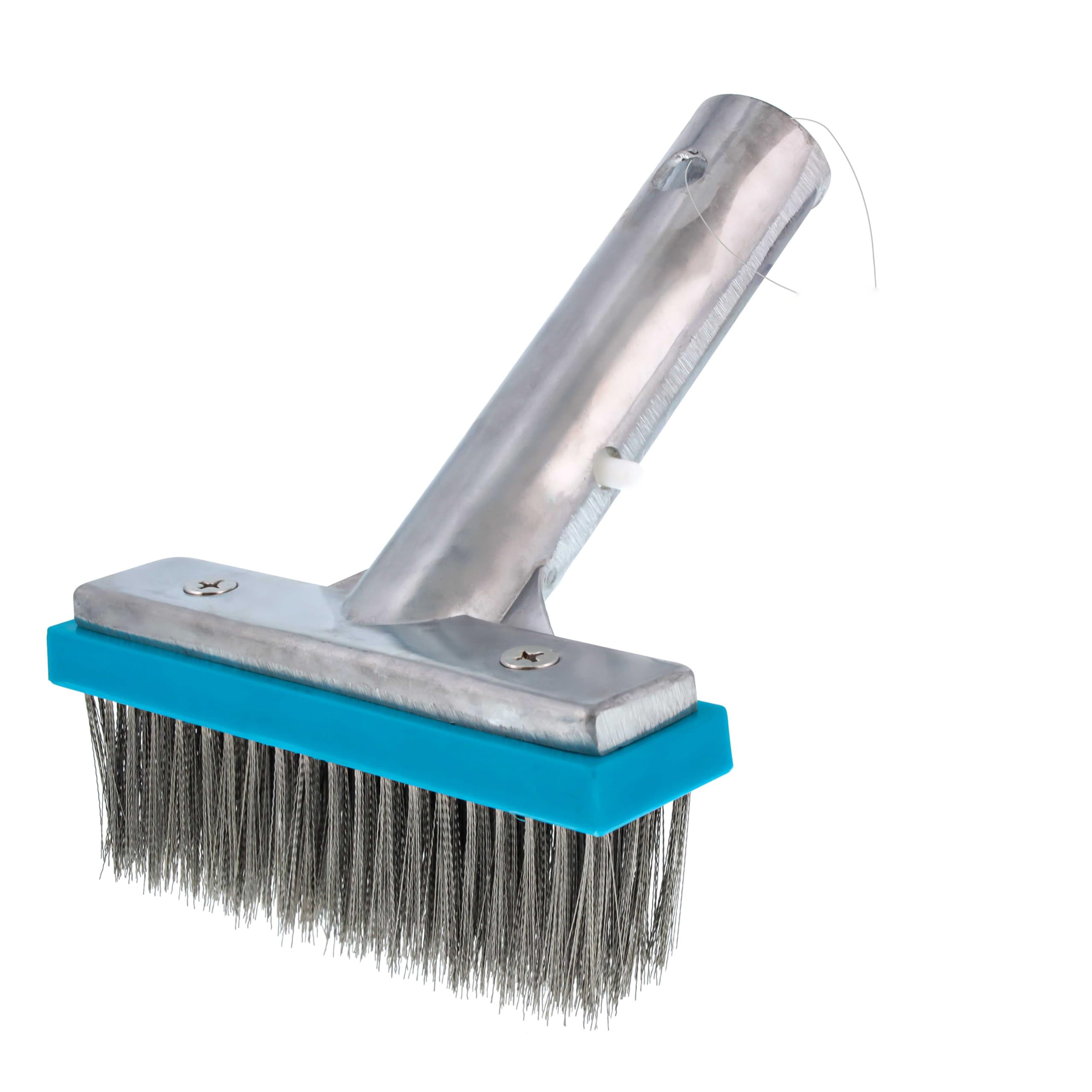 5 Inch Metal Pool Brush Head for Inground Pools, Stainless Steel Wire ...