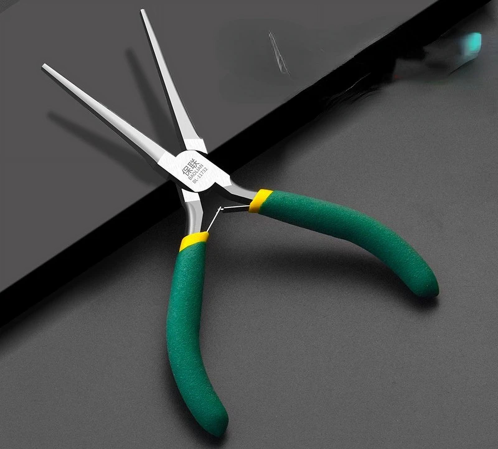 5 Inch Mini Pliers Carbon Steel Round Flat Long Nose Jewelry Pliers ...