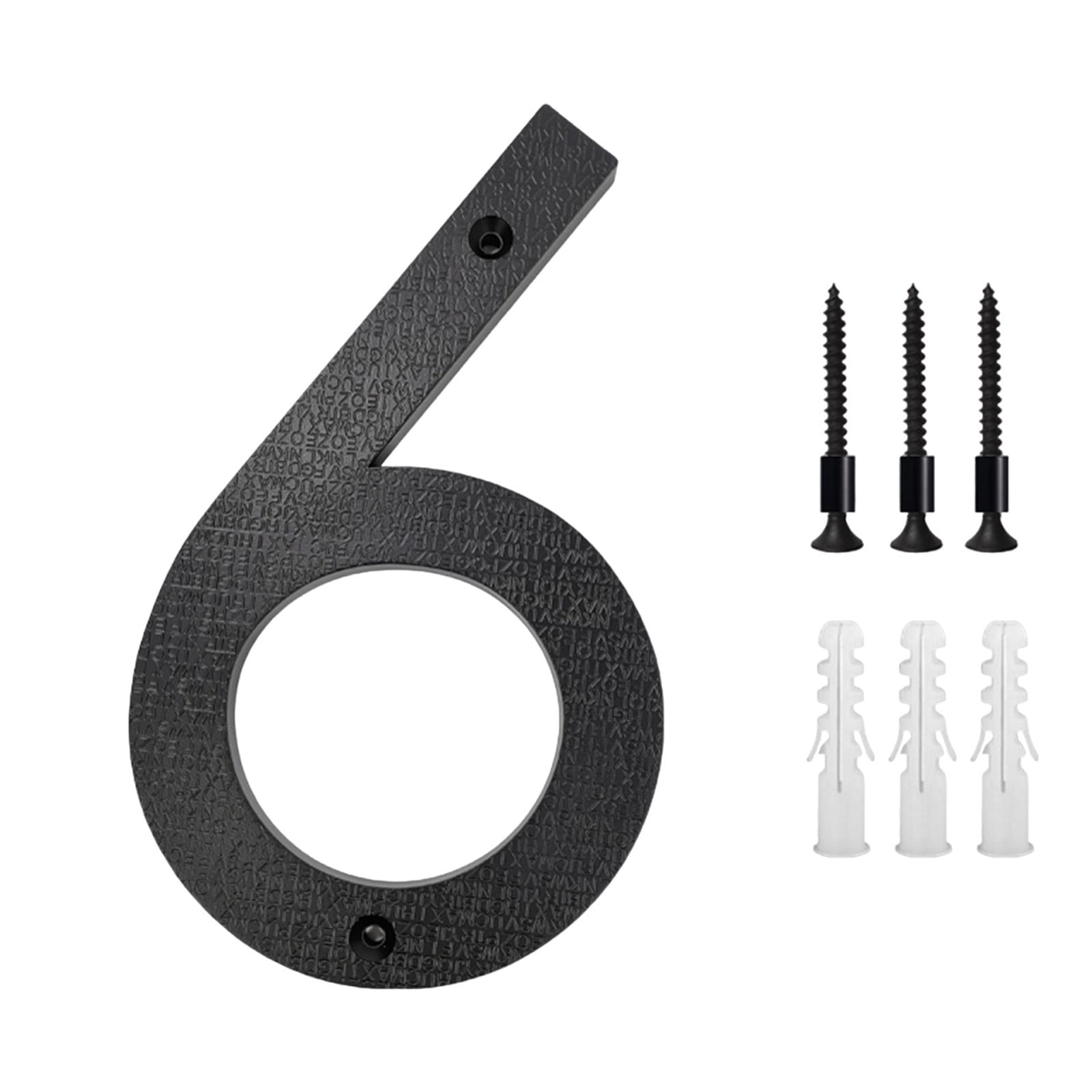 5 Inch Modern Metal House Numbers Black Door Number House Address ...