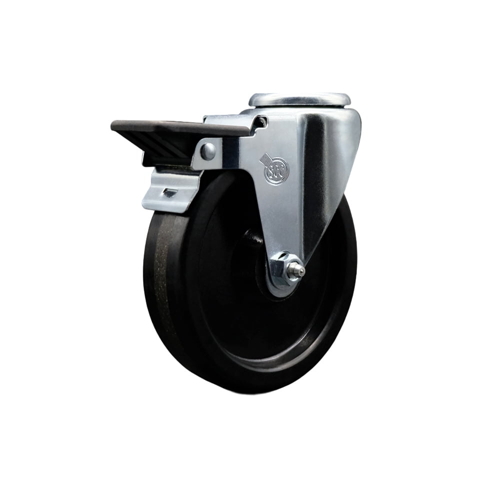 5 Inch Phenolic Wheel Swivel Bolt Hole Caster with Posi Lock Brake SCC ...