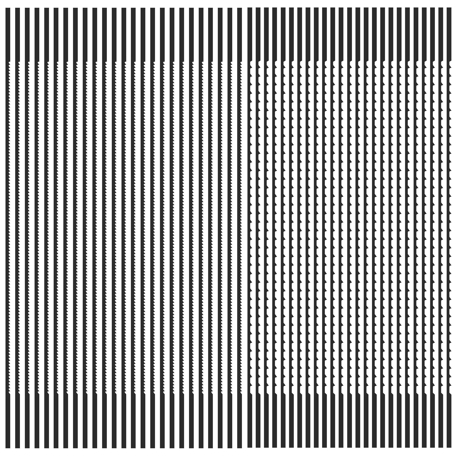 5 Inch Plain End Scroll Saw Blade Set, Pinless High Carbon Steel Plain ...