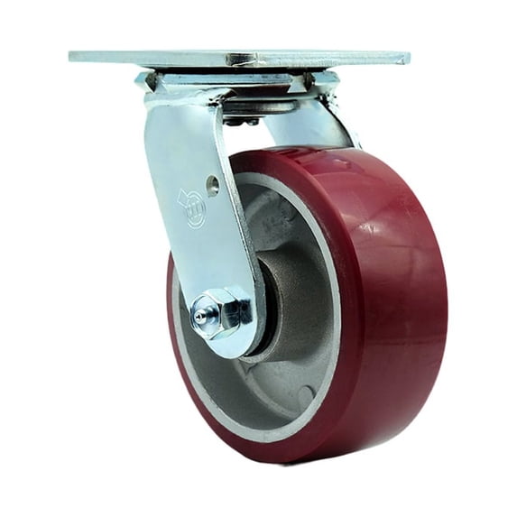 5 Inch Poly on Aluminum Wheel Swivel Caster with Roller Bearing Service ...