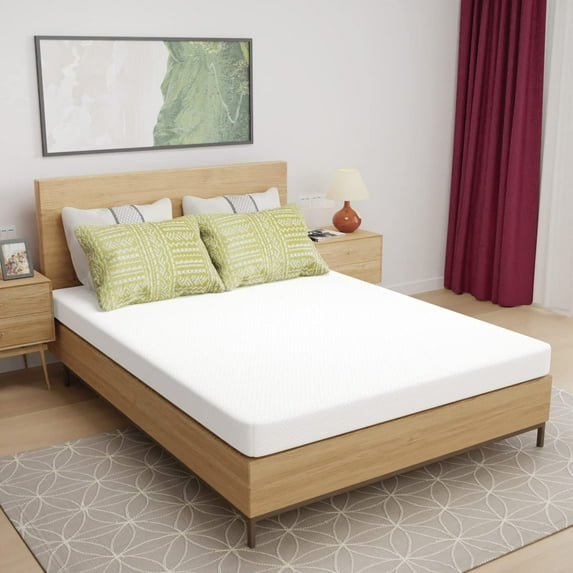 5 Inch Queen Mattress Memory Foam Mattress Bamboo Charcoal Infused ...