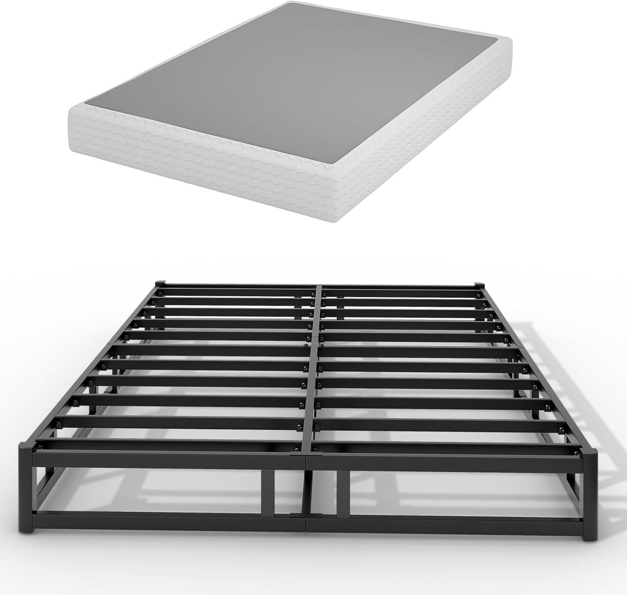 5 Inch Queen Size Box Spring, Heavy Duty Strong Steel Frame, Quick ...