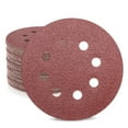 5 Inch Sandpaper 40 Grit, Coarse Grit 8 Hole Sanding Disc Hook and Loop ...