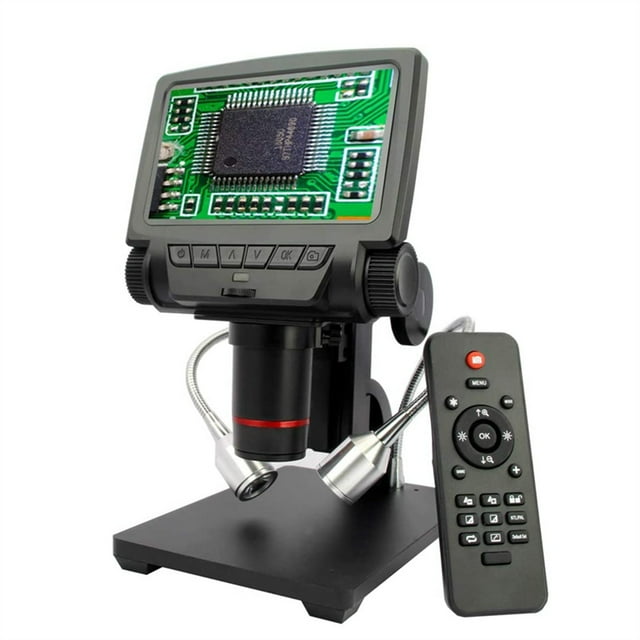 5 Inch Screen 1080P HDMI/AV USB Digital Microscope Digital Microscope ...