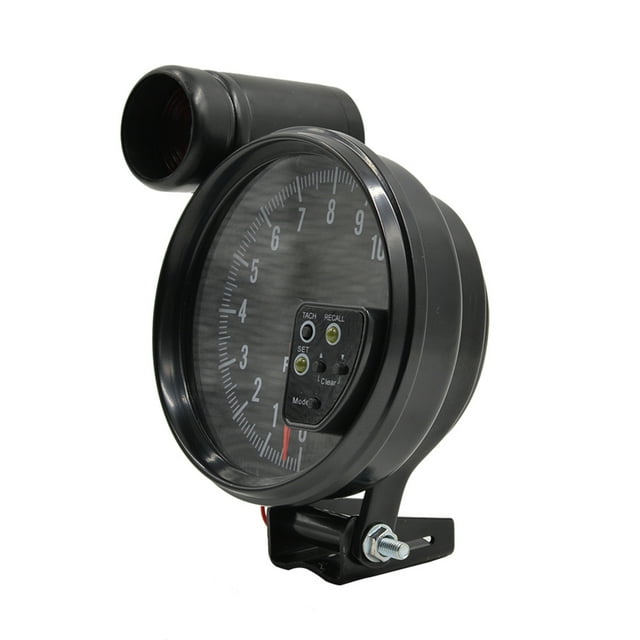5 Inch Tachometer Gauge Black 7 Colors Backlight with Light Peak Sound ...