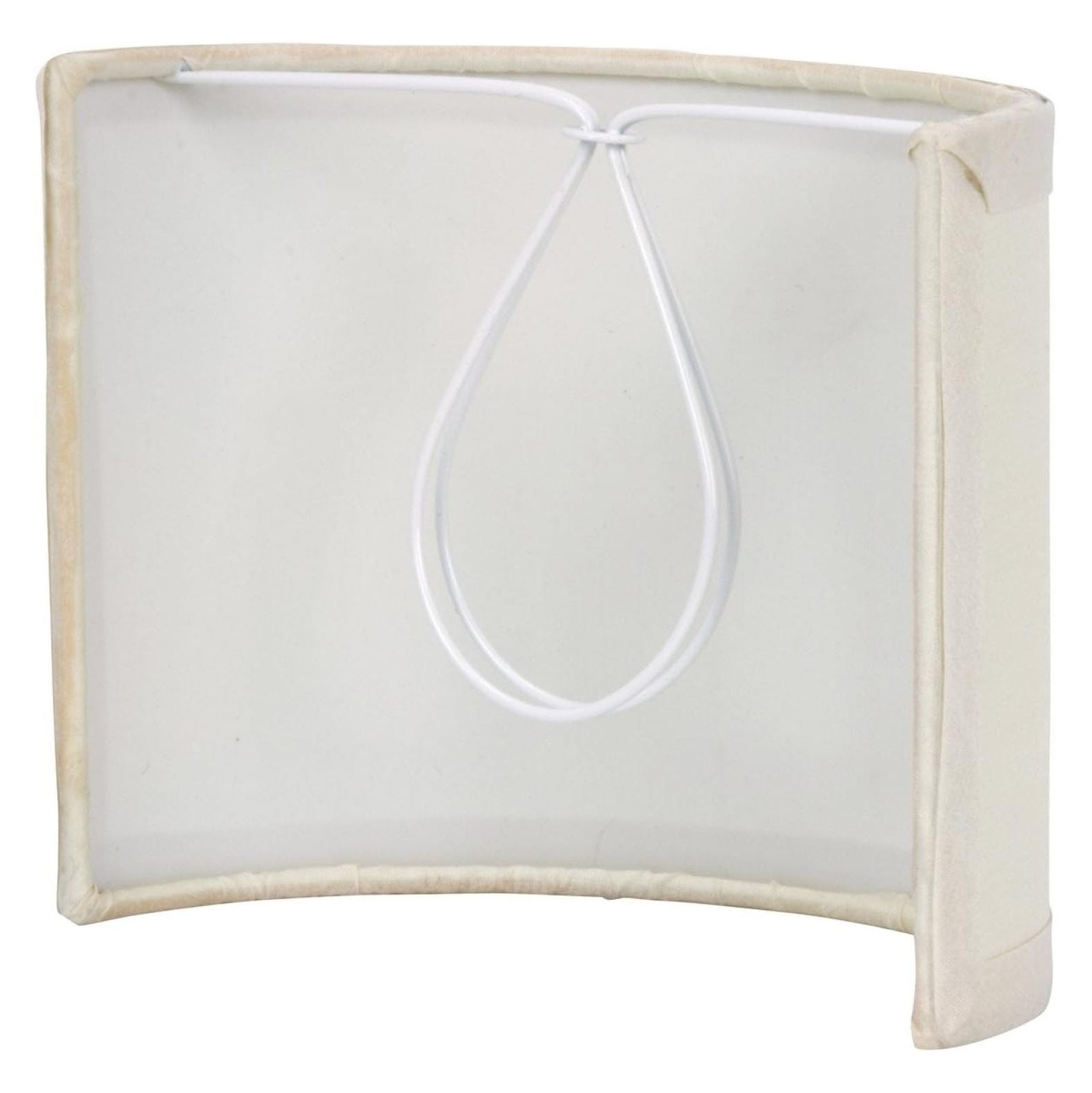 5 Inch Tall Wall Sconce Clip on Shield Lamp Shade (Chandelier Half ...