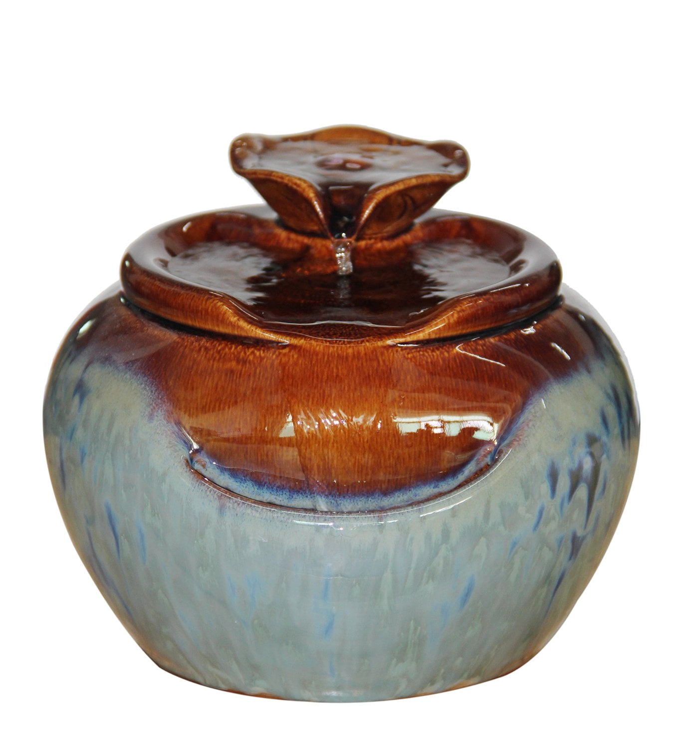 Alpine GIL1328 Tiering Ceramic Tabletop Fountain, 5