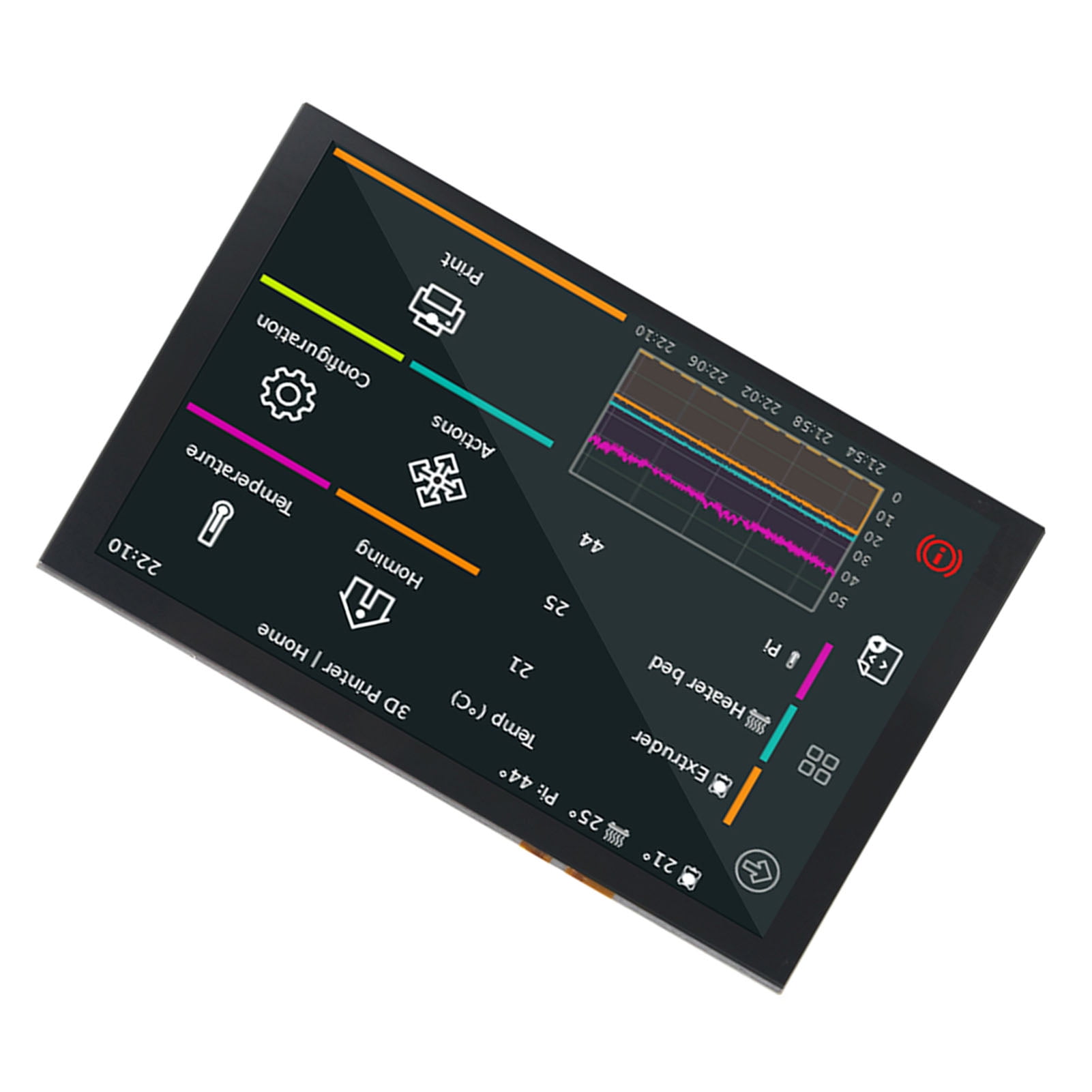 5 Inch Touchscreen Display Compatible With For RPi Board 800x480 DSI ...