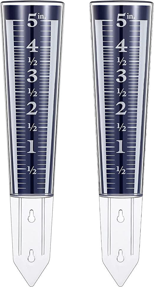 5-Inch Transparent Rain Gauge - Precision Rain Gauge For Garden And ...