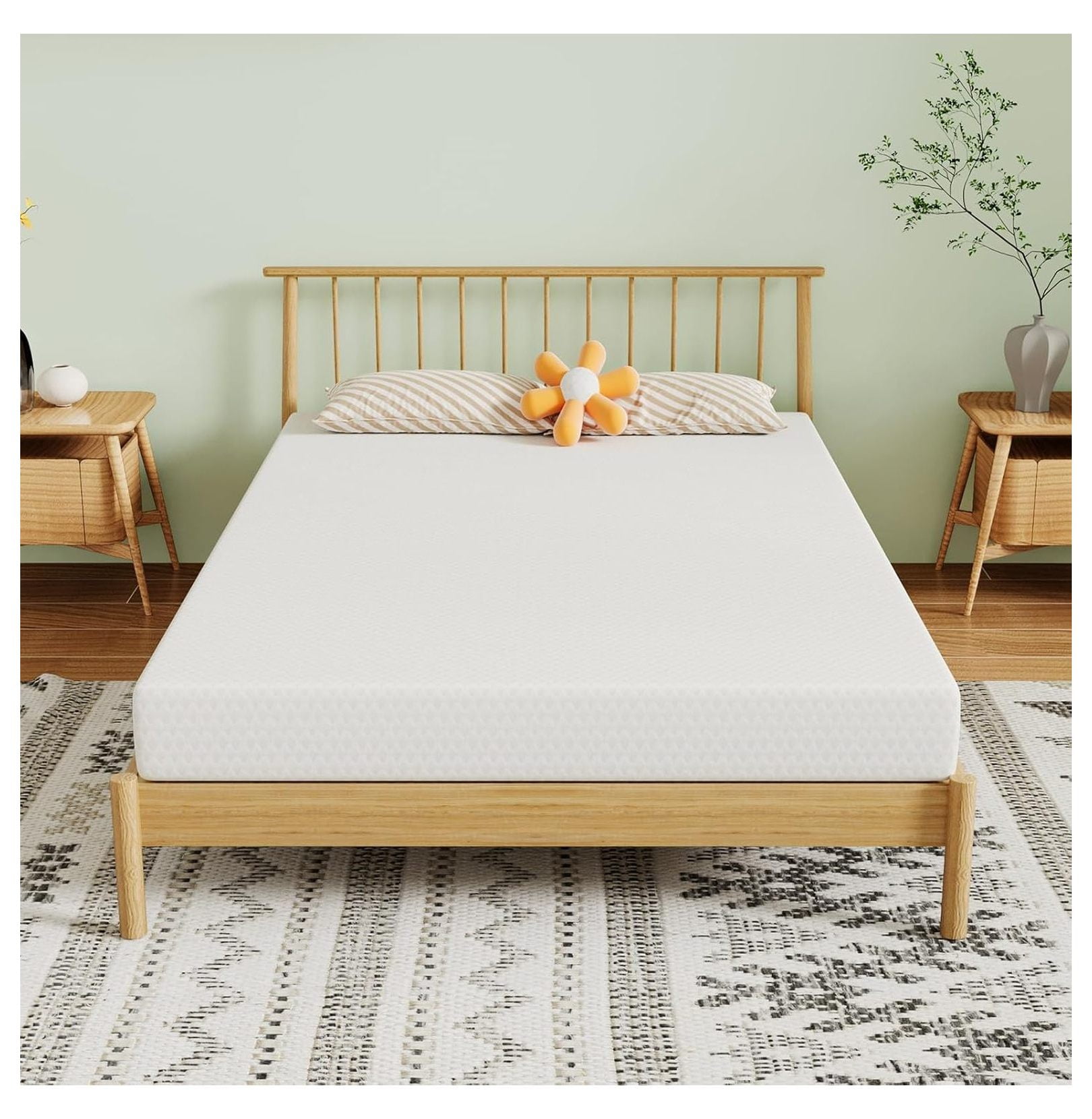 5 Inch Twin Mattress Cooling Gel Memory Foam Mattress in a Box with ...
