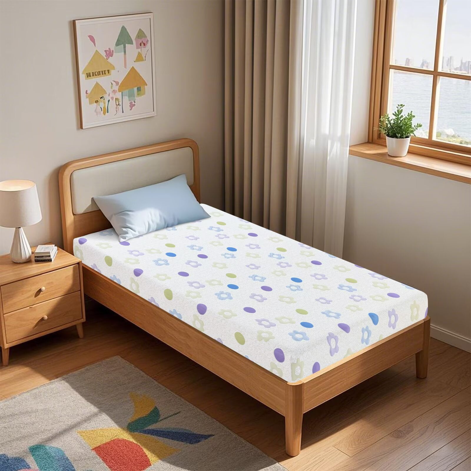 5 Inch Twin Mattress Memory Foam Mattress Gel Mattress Bed-in-a-Box ...