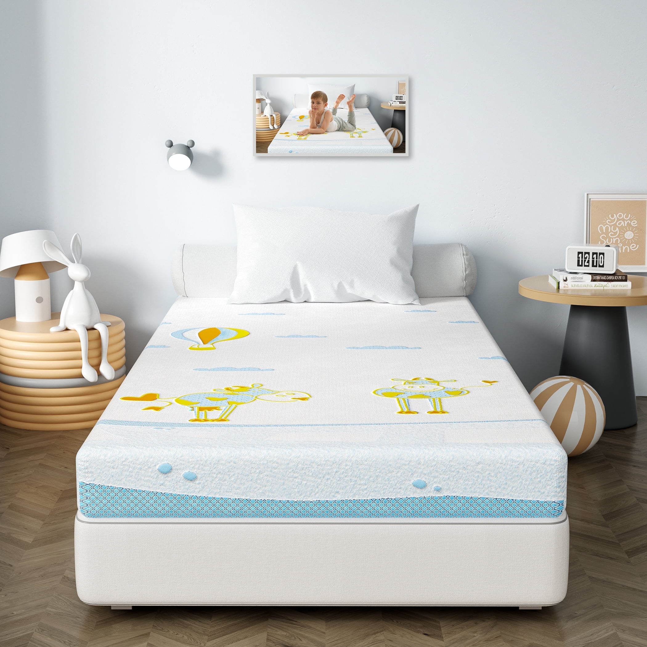 5 Inch Twin Size Mattress Twin Mattress for Bunk Bed Memory Foam ...