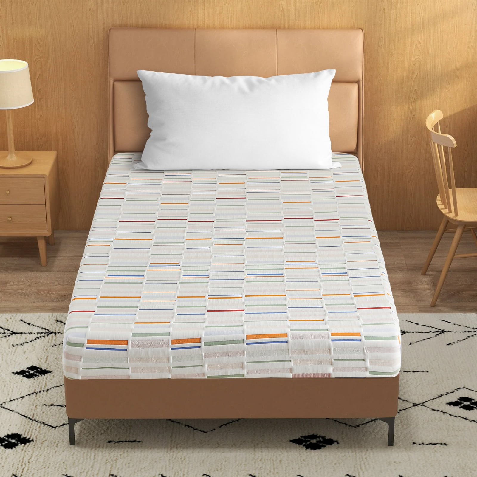 5 Inch TwinXL Memory Foam Mattress, Gel Foam Mattress with Breathable ...