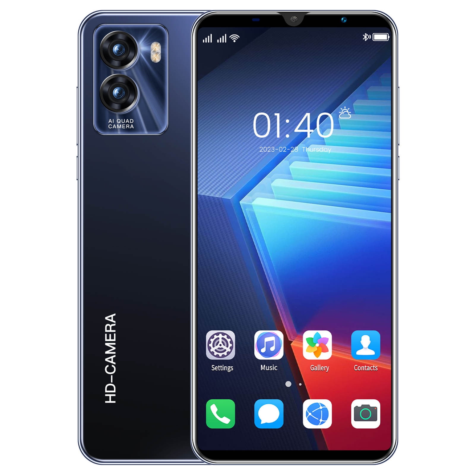5 Inch US Smartphone, CXALSSY R35 Mobile Phones Deals, 512MB +128GB ...