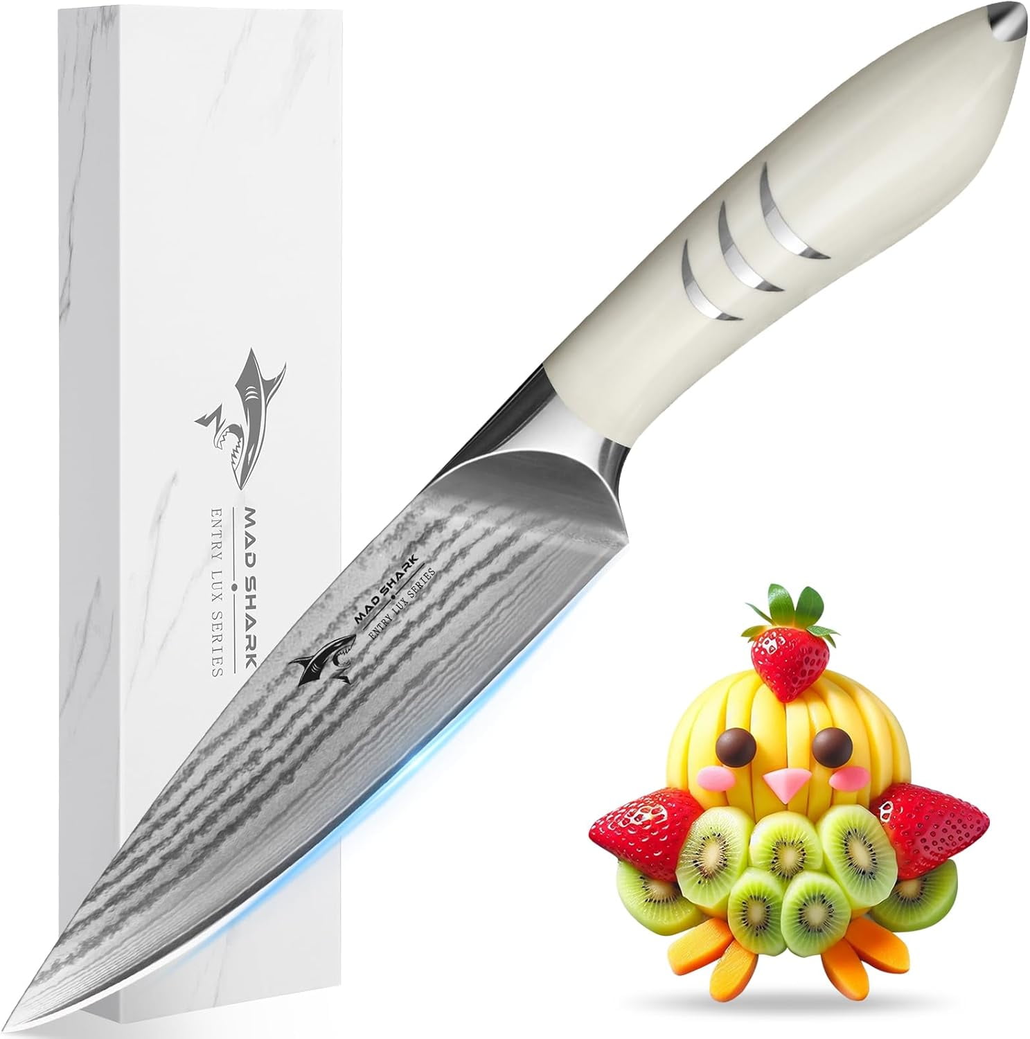 5 Inch Ultra Sharp Paring Knife, Small Kitchen Fruit Knife with ...
