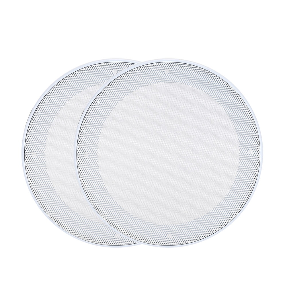 5 Inch White Mesh Speaker Guards - Pair of Protective Sound Covers for ...