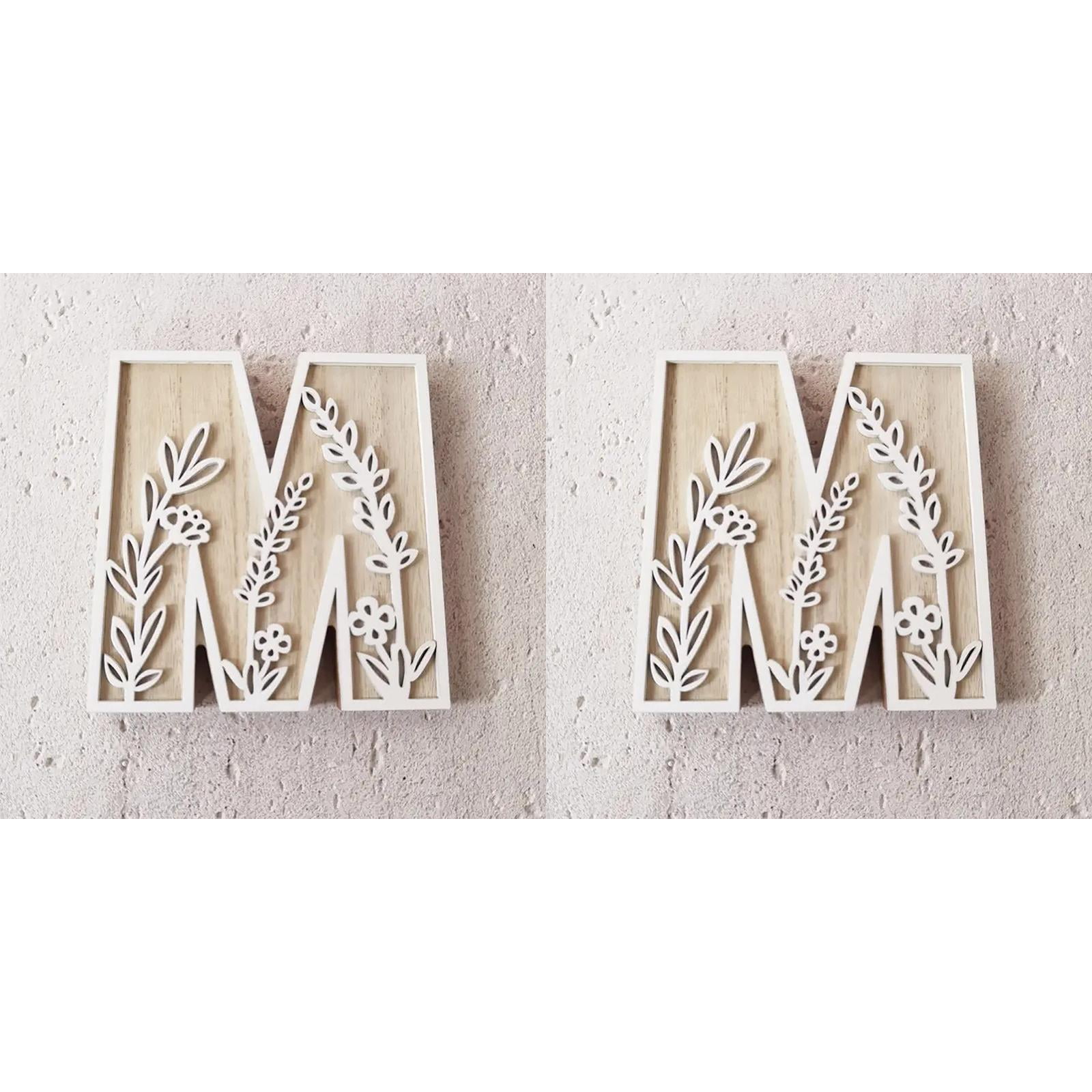 5 Inch Wooden Letters for Wall Decoration – for 's Room Craft Projects ...