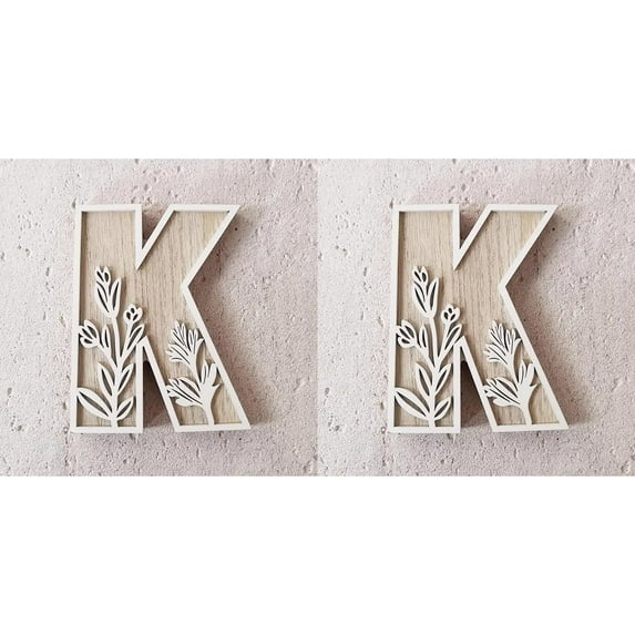 5 Inch Wooden Letters for Wall Decoration – for 's Room Craft Projects ...