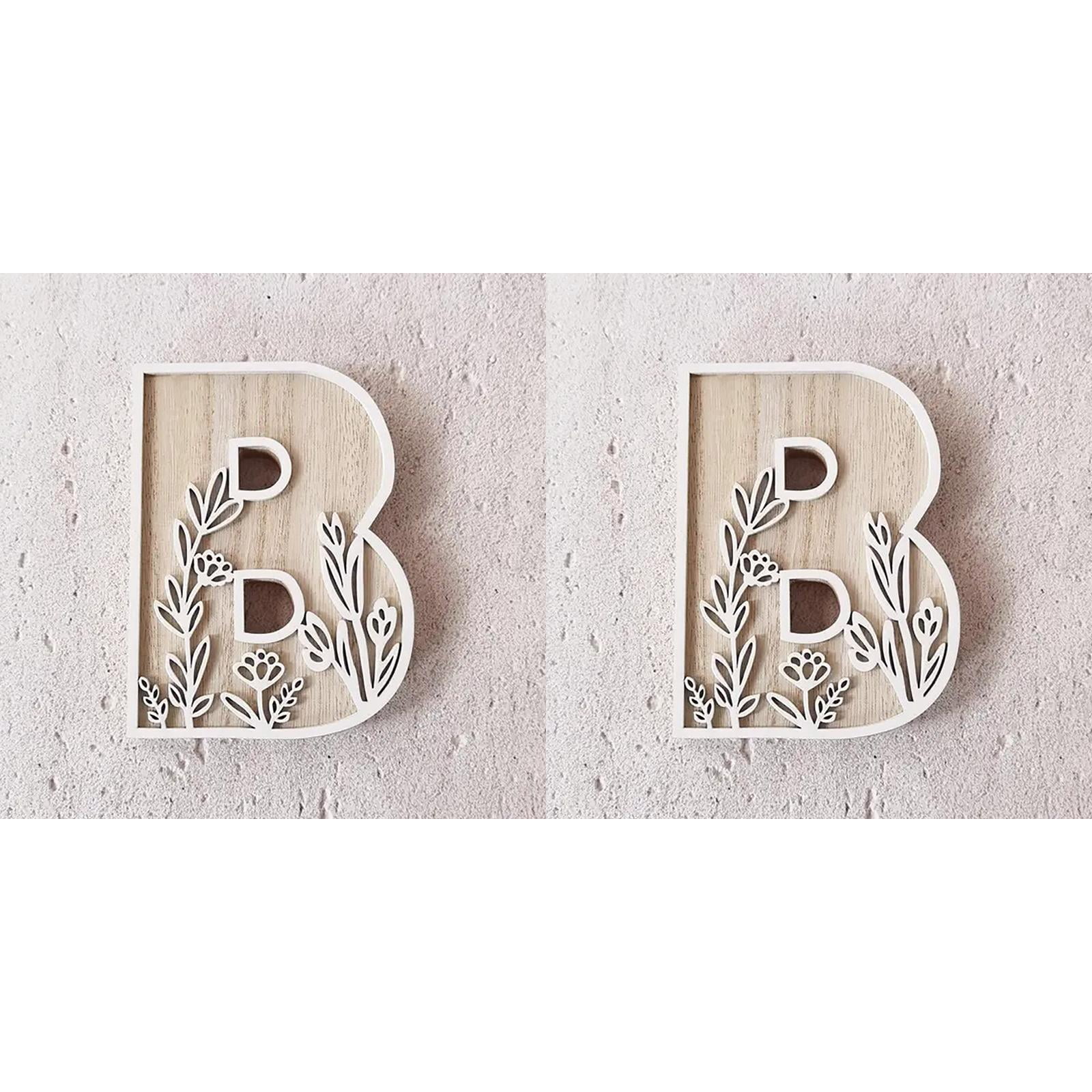 5 Inch Wooden Letters for Wall Decoration – for 's Room Craft Projects ...