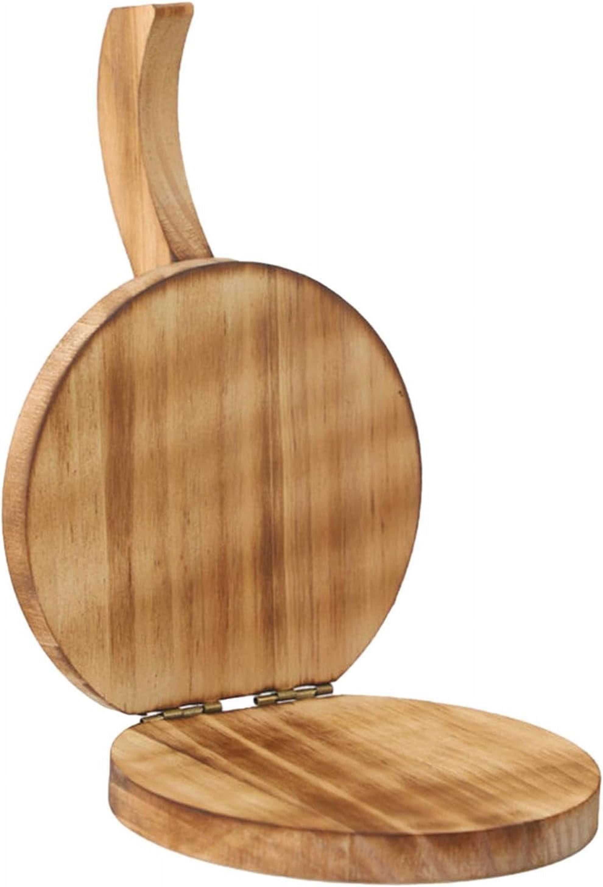 5 Inches Round Wooden Tortilla Press Maker Hardwood Mexican Tortillera ...