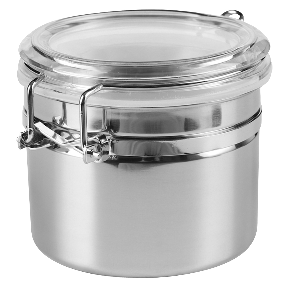 5 Inches Stainless Steel Sealed Food Storage Containers Airtight Cans ...