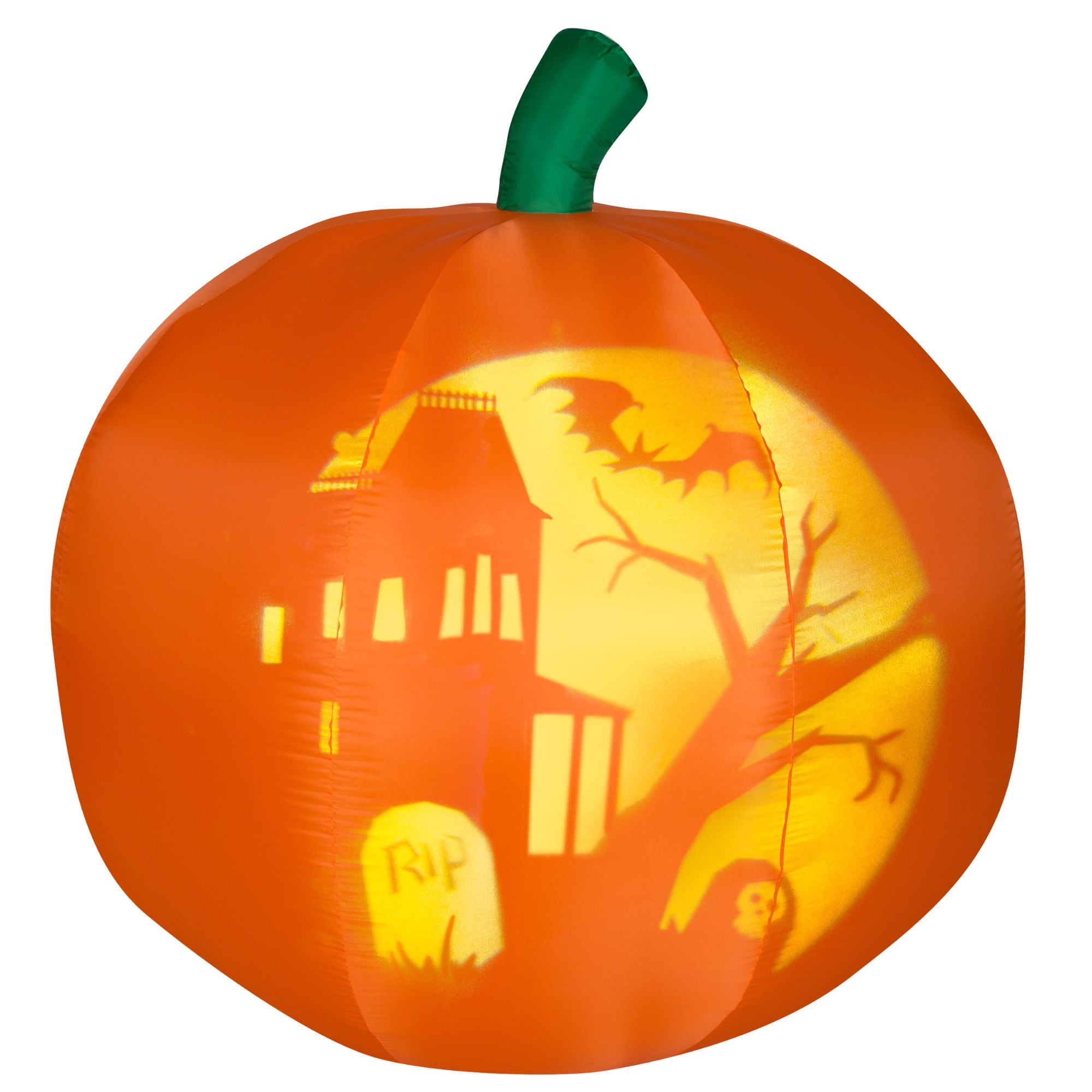 5' Inflatable Panoramic Projection Pumpkin - Walmart.com