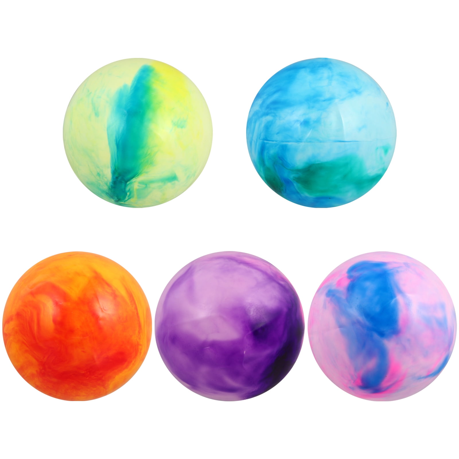 5 Inflatable Toy Balls for Outdoor Fun Made of PVC in Assorted Colors ...