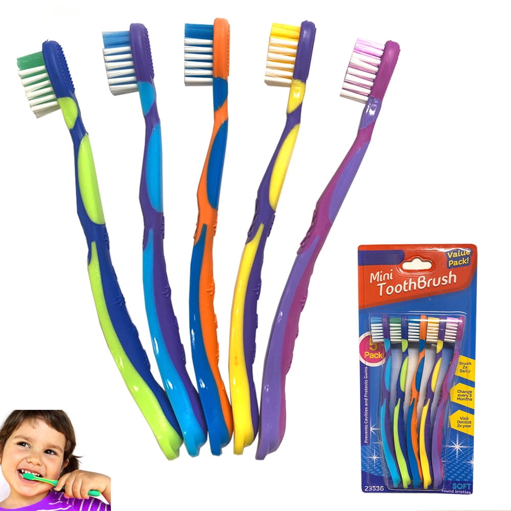 5 Kids Toothbrush Soft Bristles Toddler Oral Care Fun Cleaning Baby ...