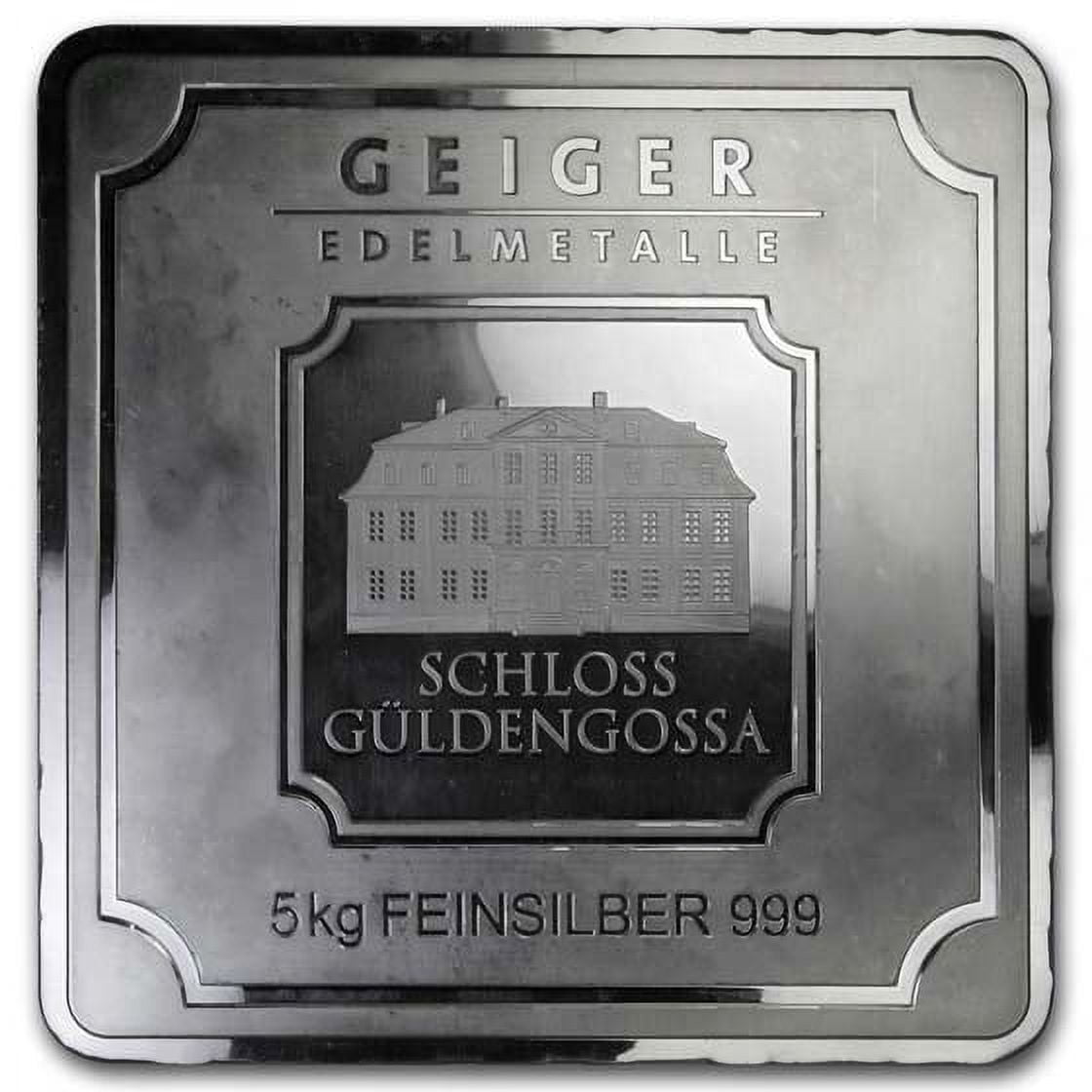 5 Kilo Silver Bar - Geiger (Original Series/Scruffy) - Walmart.com