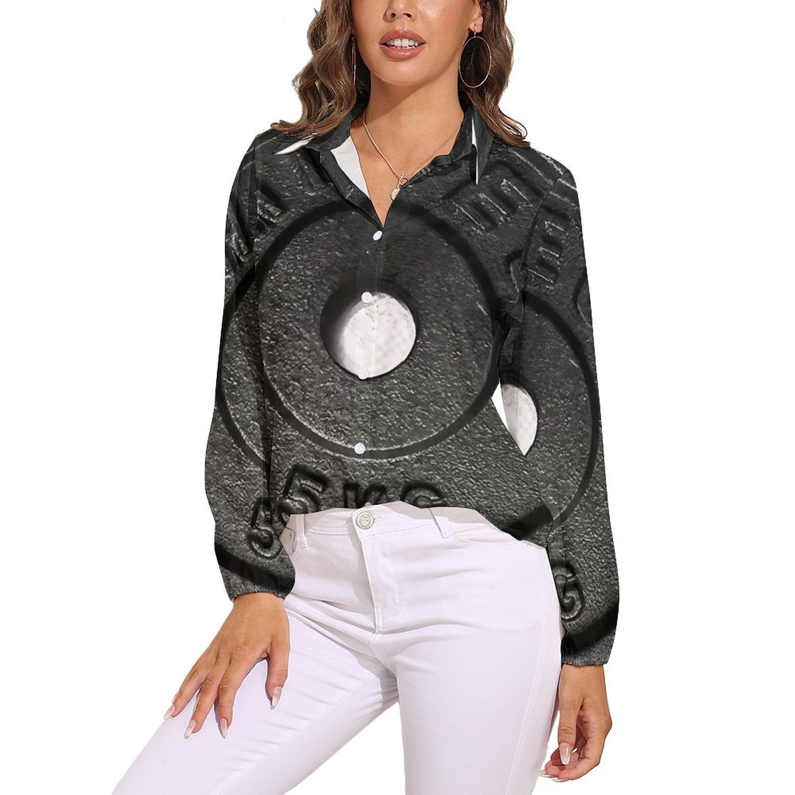 5 Kilograms Long Sleeve Blouse Woman Streetwear Casual Shirts Summer ...