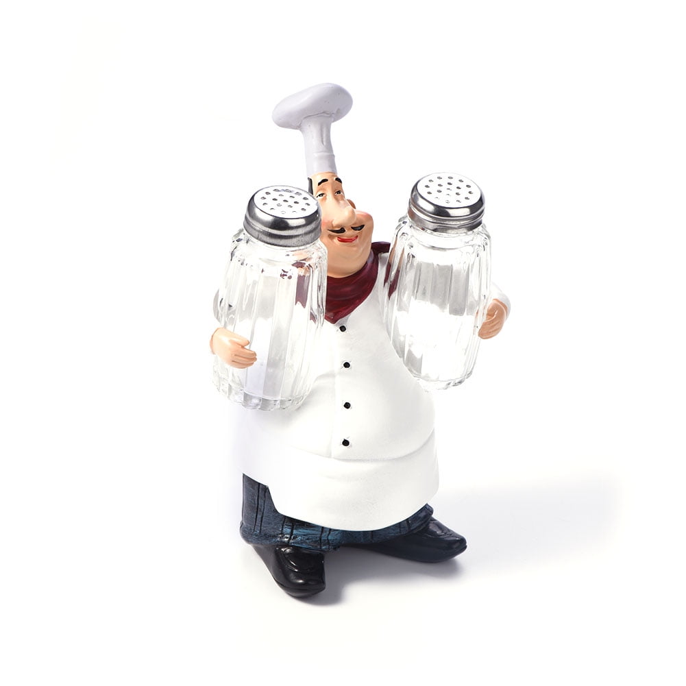 5 Kinds Resin Statue Chef Figurine Lovely Art Crafts Ornament for Home ...