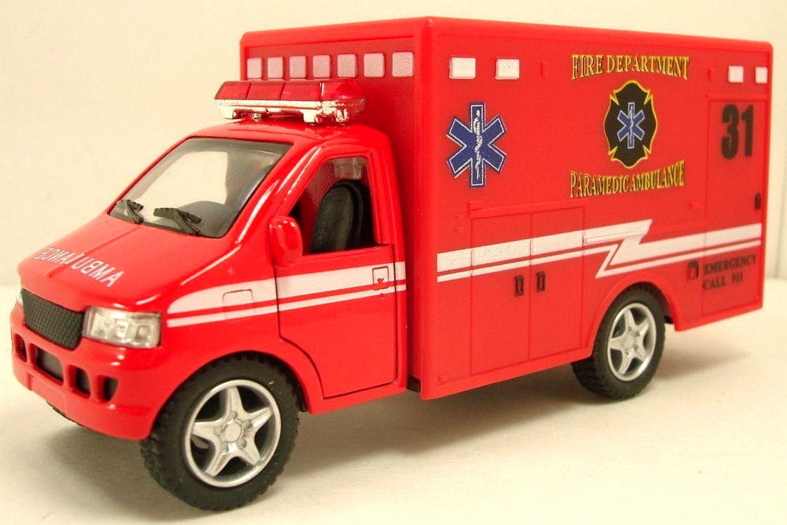 Toy Ambulances in Cars, RC, Drones & Trains | Red - Walmart.com