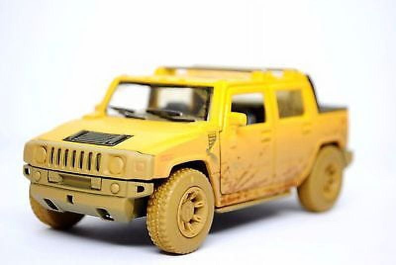5" Kinsmart 2005 Hummer H2 SUT Muddy Diecast Model Toy SUV Truck 1:40 ...