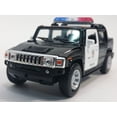5" Kinsmart 2005 Hummer H2 SUT Police Diecast Model Toy SUV Truck 1:40 ...