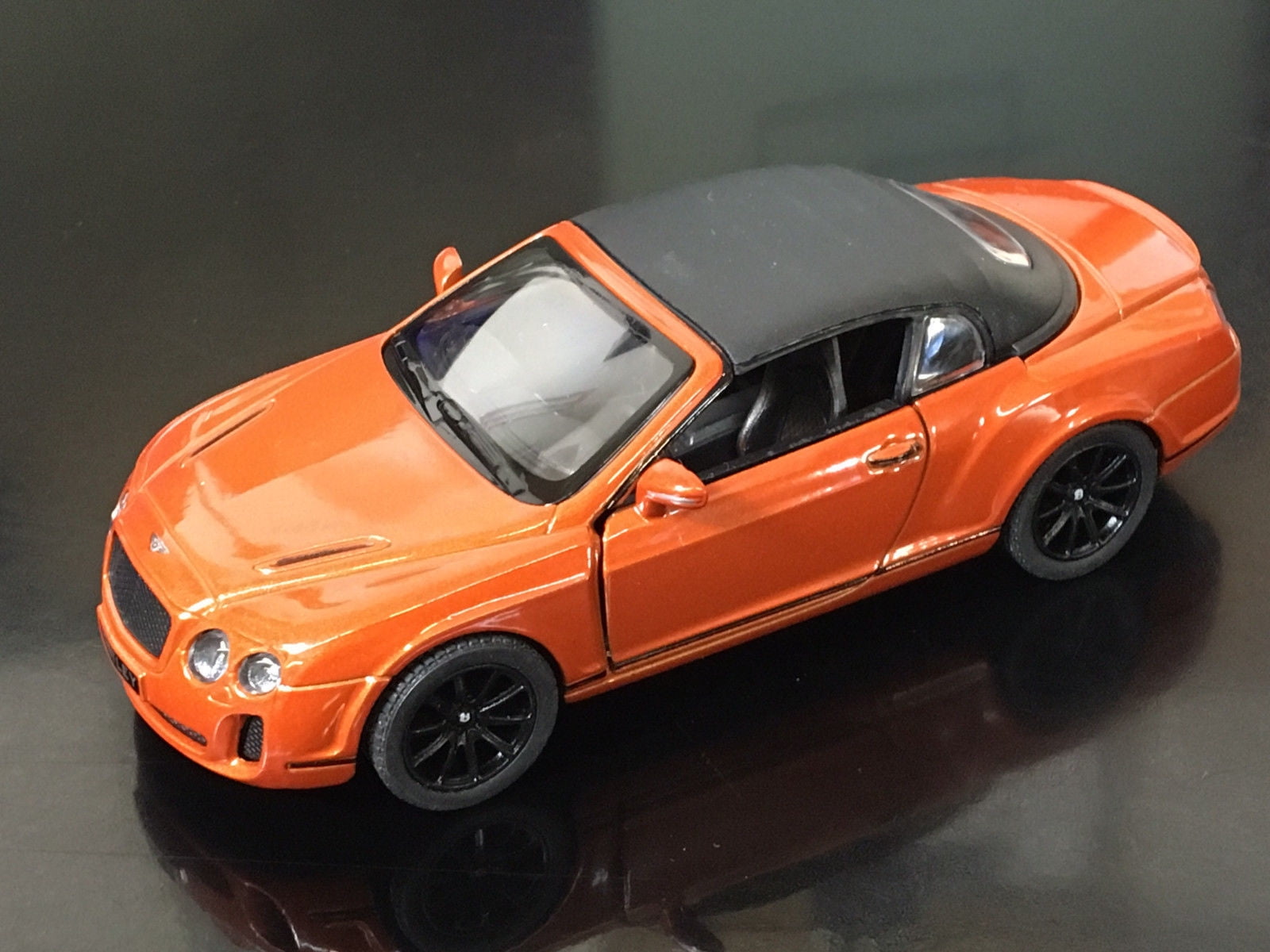 5" Kinsmart 2010 Bentley Continental Convertible Diecast Model Car 1:38 ...