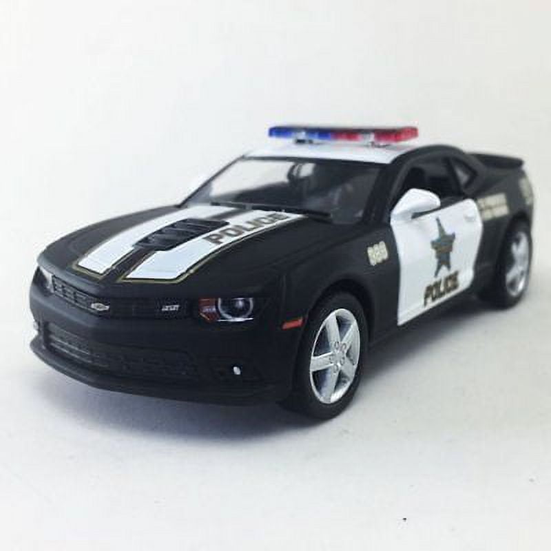 5" Kinsmart 2014 Chevrolet Camaro Police Car 1:38 Chevy Cop Diecast ...