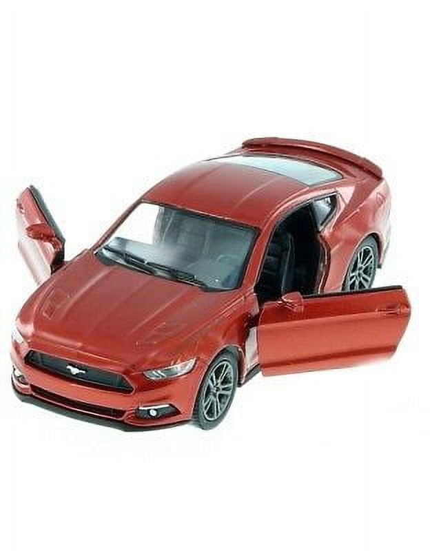 5" Kinsmart 2015 Ford Mustang GT Diecast Model Toy Car 1:38 Orange ...